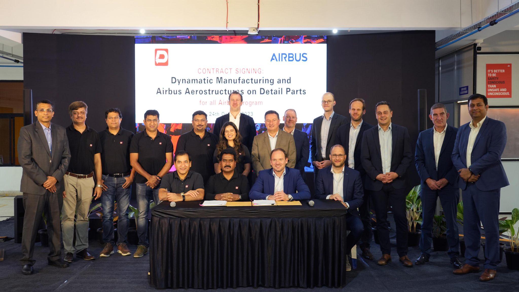 Dynamatic Manufacturing Limited has signed a contract with Airbus for ...