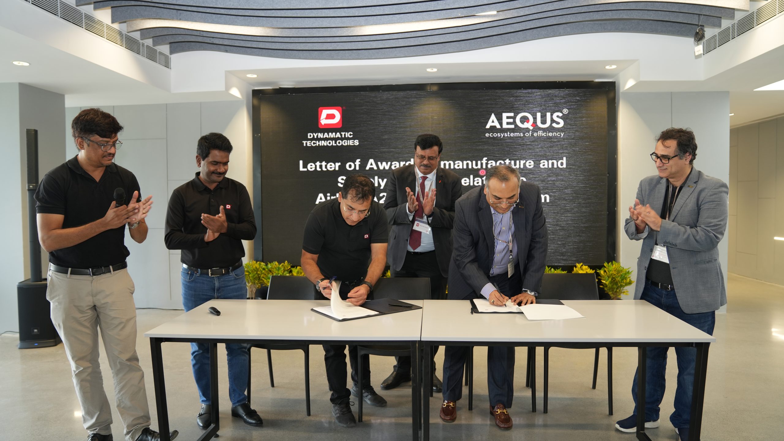 Dynamatic Technologies awards Aequs for supply of complex Airbus A220 ...